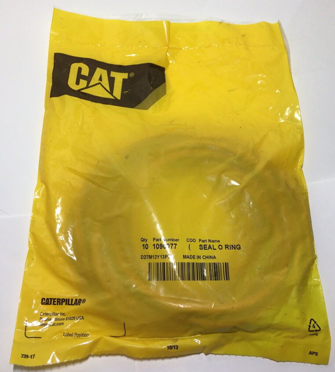 109-0077: Seal O-Ring | Novi Group