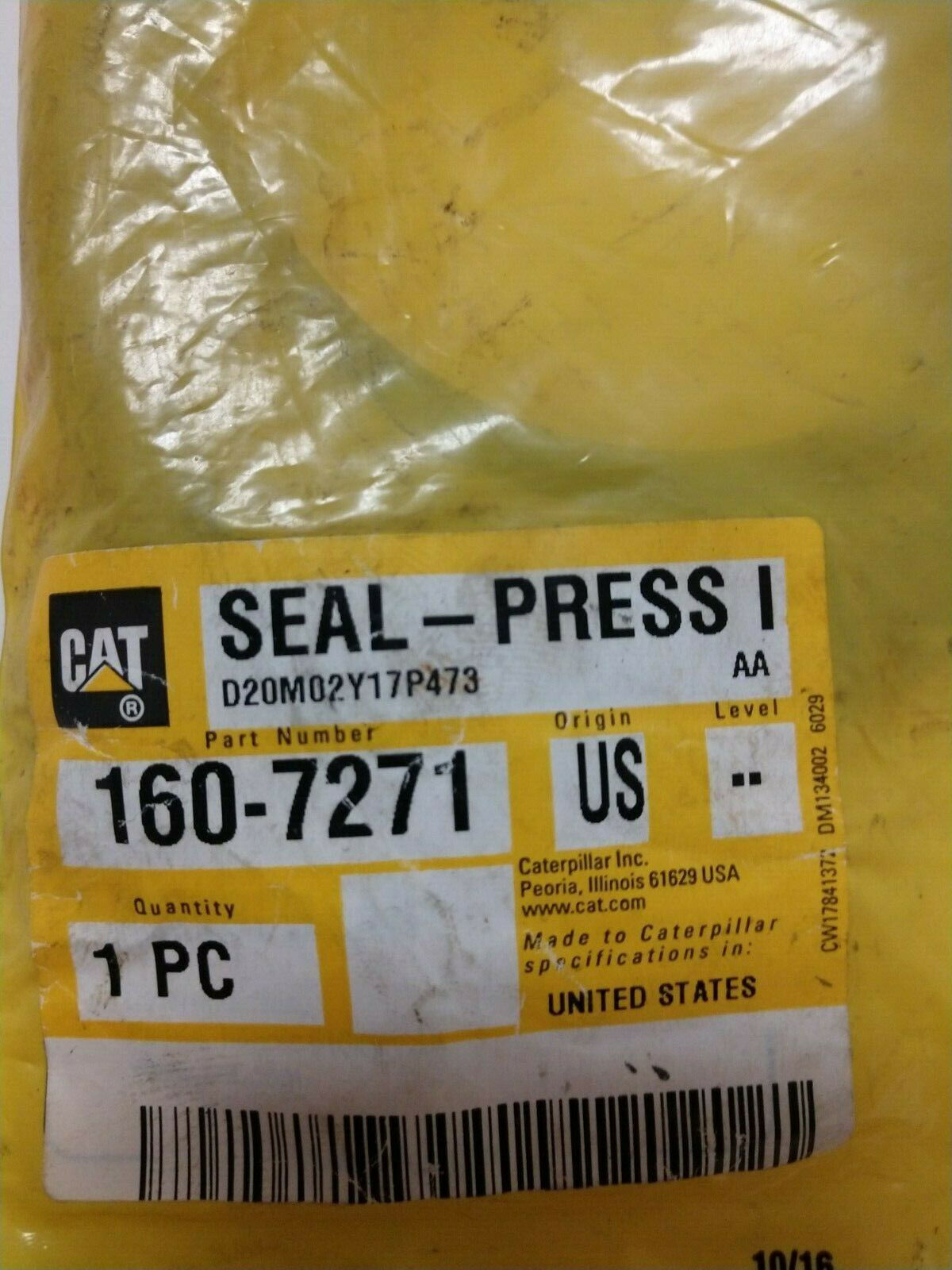 CATERPILLAR 160-7271: SEAL | Novi Group