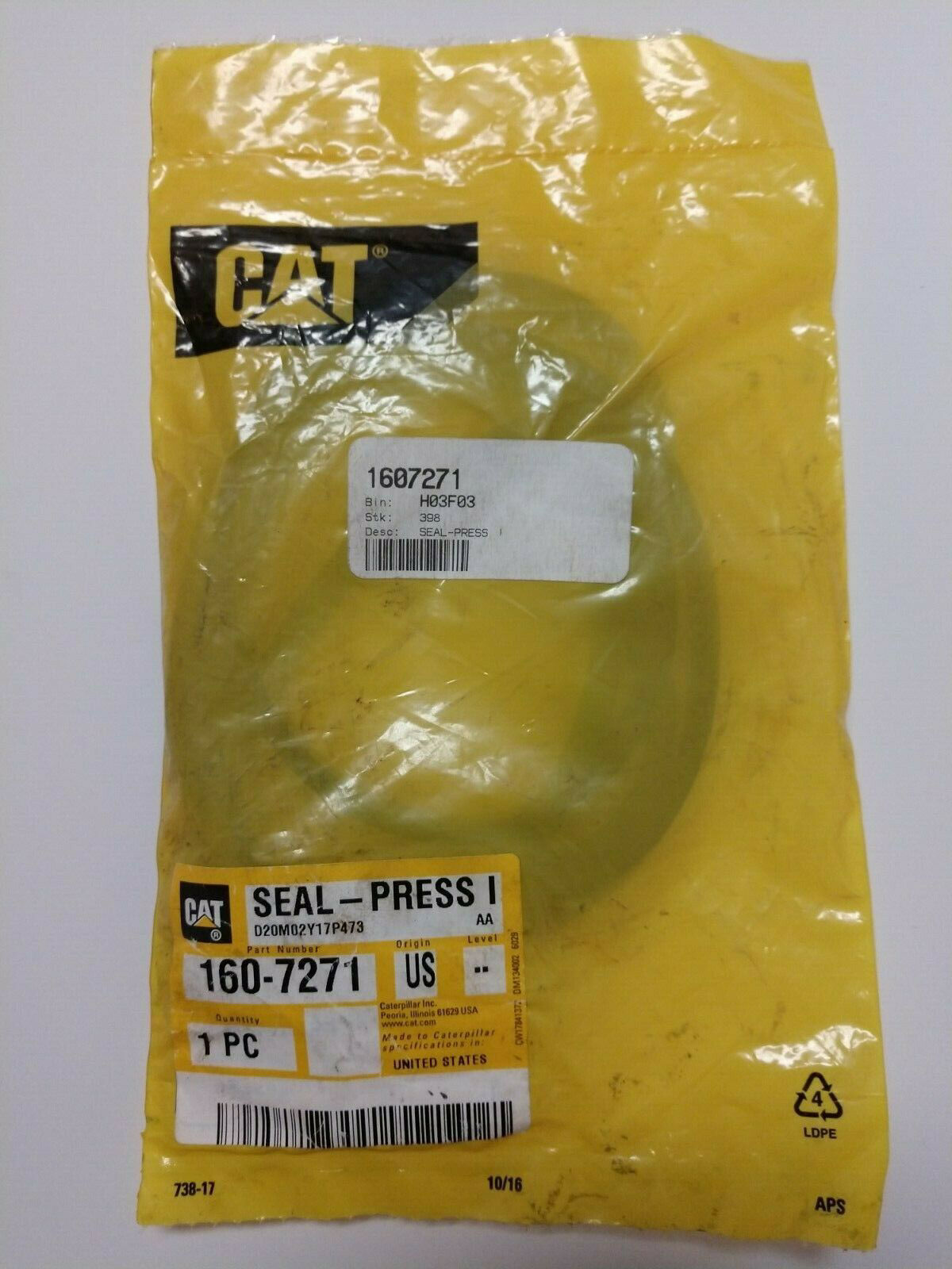 CATERPILLAR 160-7271: SEAL | Novi Group