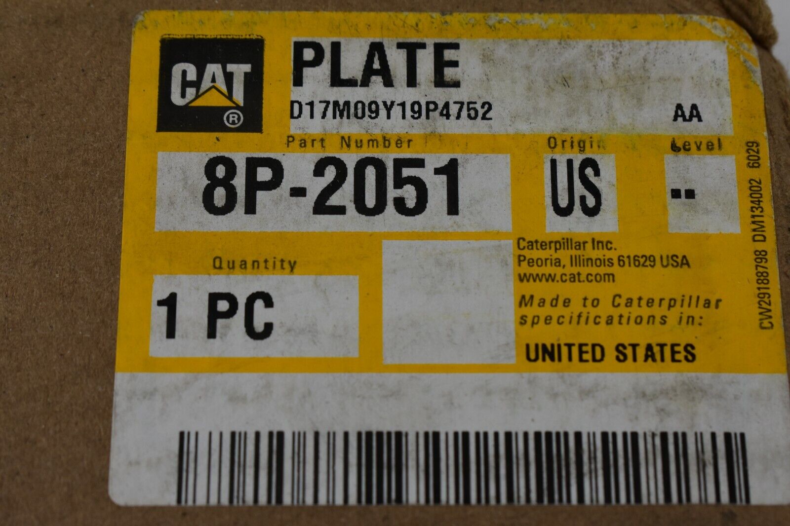 8P-2051: PLATE | Novi Group